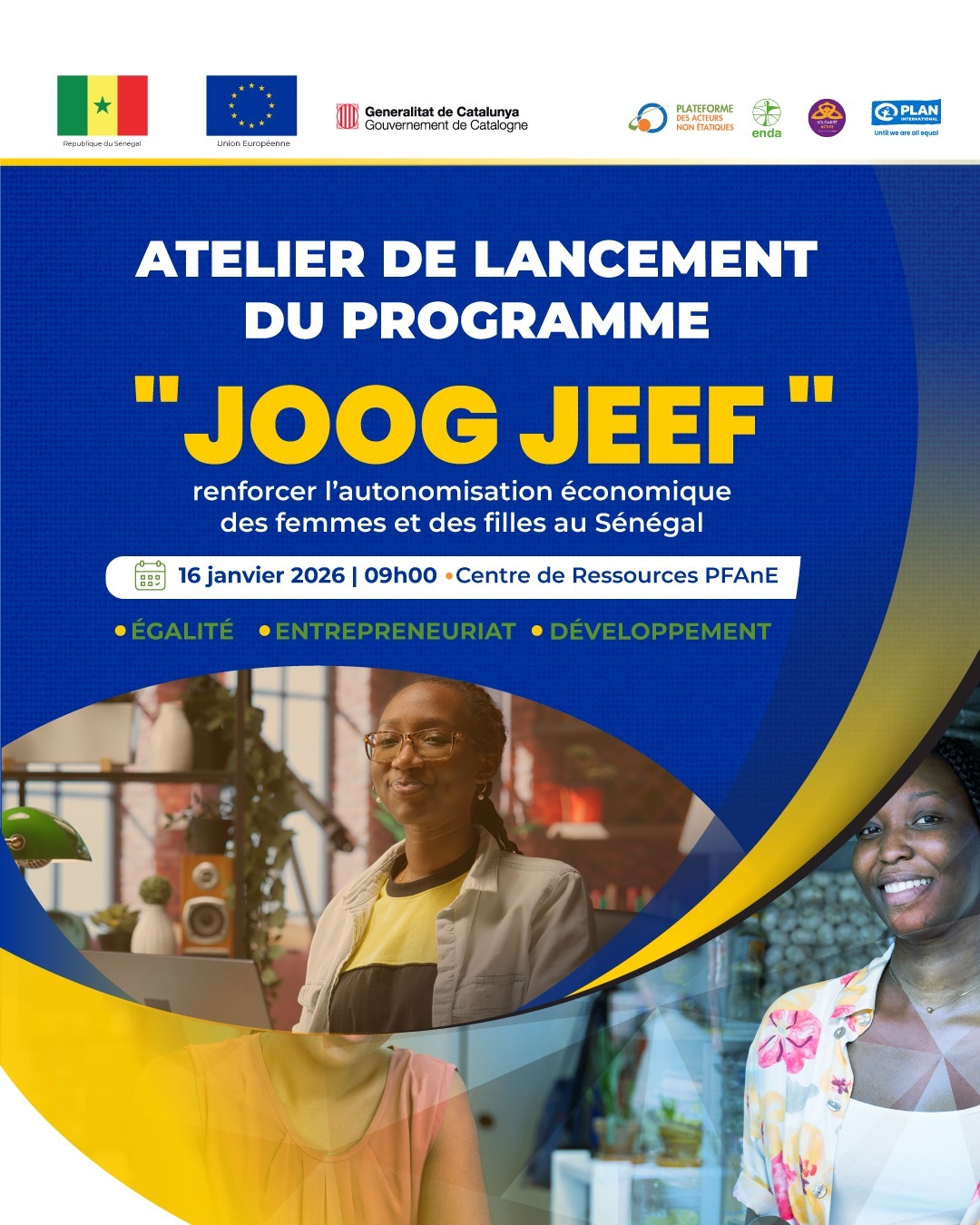 Atelier de lancement du programme JOOG JEEF – Se lever et agir contre les inégalités de genre ...